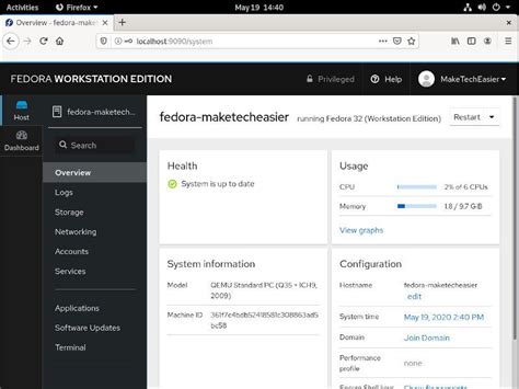 How To Manage Your Linux System With Cockpit Make Tech Easier