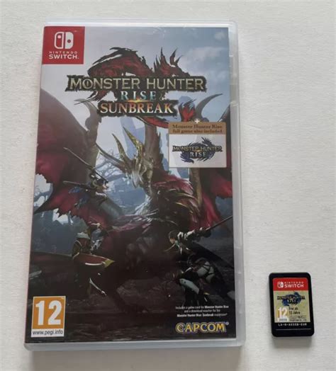 Monster Hunter Rise Nintendo Switch Pal Boxed Capcom Read 3224