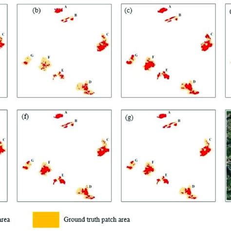 Classified Informal Settlement Patch Areas A G Black For Models A Download Scientific