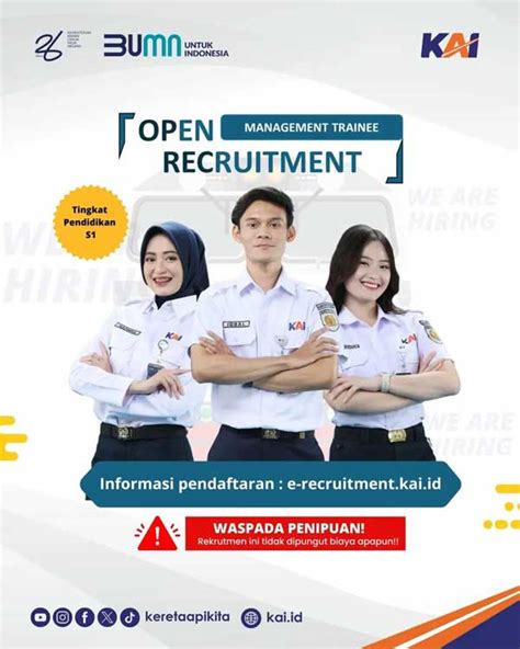 KAI Gelar Rekrutmen Program Management Trainee Tahun 2024 Pendaftaran