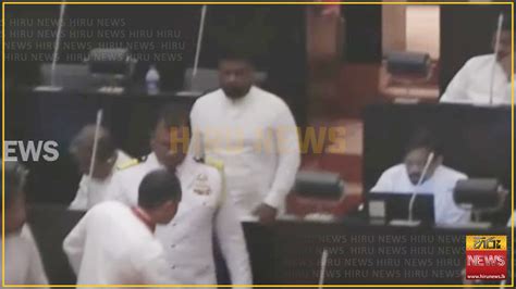 President Anura Kumara Dissanayake Arrives In Parliament After Official