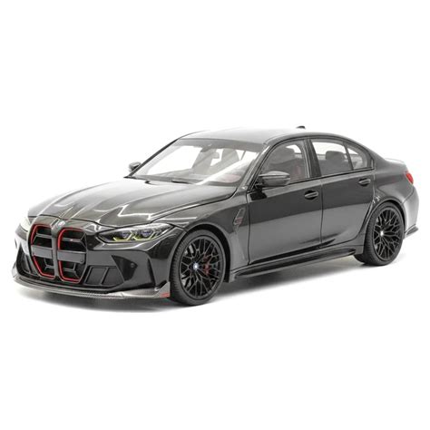 Bmw M3 Cs G80 2023 Black 118 Diecast Model Car By Minichamps Stk