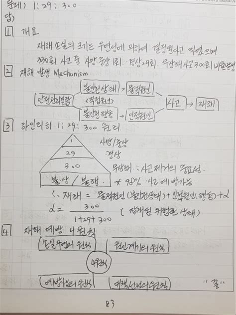 건설안전기술사 문제 하인리히 129300 네이버 블로그