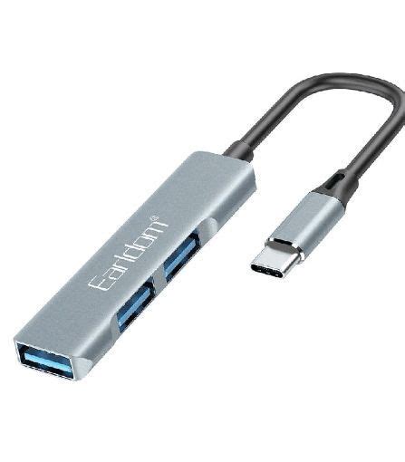 Разветвитель адаптер переходник концентратор Type C Hub Хаб 3в1 3usb 3
