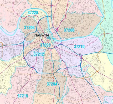 Large Map Of Tennessee Zip Codes Zip Code 37401 Search