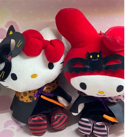 日本帶回來的美樂蒂hello Kitty萬聖節面具娃娃吊飾鑰匙圈 蝦皮購物