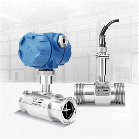 Dn25 Dn50 Dn100 Water Flow Meter Cooking Oil Flow Meter Turbine