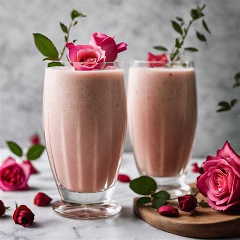 Lassi à La Rose Et Cardamome Recette Du Cocktail Lassi à La Rose Et