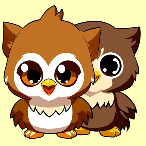 Premium Vector Cute Eagles Character High Detailed
