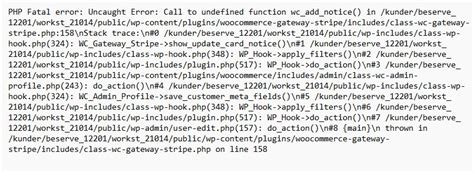 Major Fatal Error And Conflict W 8 5 1 And Stripe Gateway…