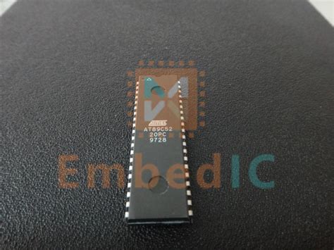 AT89C52-20PC Atmel 8bit MCU | EmbedIc