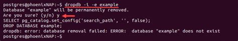 Postgresql Drop Database With Examples Phoenixnap Kb