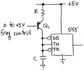 Voltage Controlled 555 Oscillator The Art Of Electronics 3rd Edition