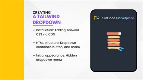 Ppt Tailwind Dropdown How To Create A Quality Button Menu Powerpoint