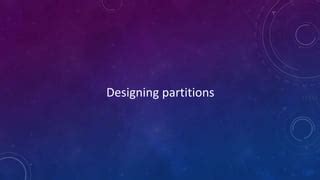 Data Partitioning PPTX