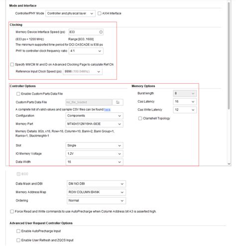 Fpga 实现ddr4的ip设置说明 （2）ddr4读写测试 Csdn博客