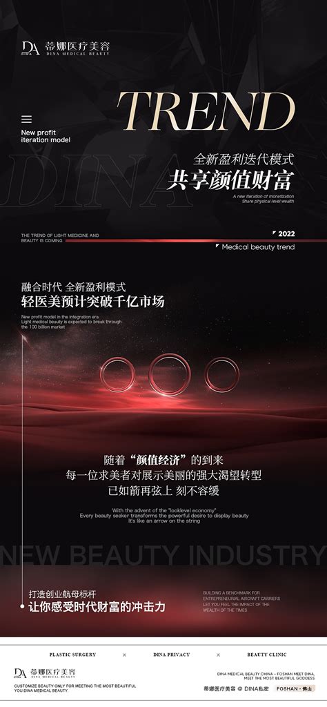 医美：造势宣传海报branddesign 站酷zcool