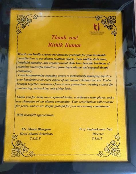 Rithik Kumar On Linkedin Motivation Hardwork Thapar Achievement