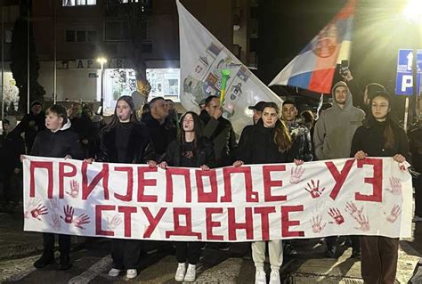 Šesti skup podrške studentima u Prijepolju Pumpaj spas za sve nas Sandzacke rs