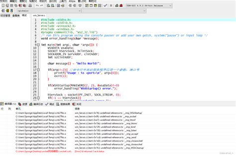 Windows Socket编程环境初始配置 Devcwinsocket环境配置 Csdn博客