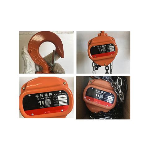 Pull Lift Hand Chain Block Factory Price Hand Manual Chain Pulley Block