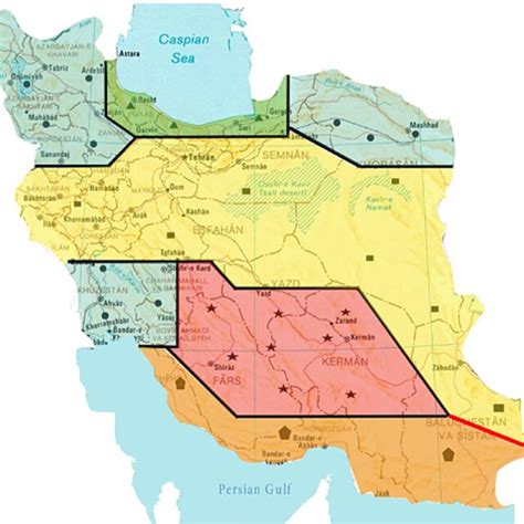 The Proposed Solar Atlas Of Iran Download Scientific Diagram
