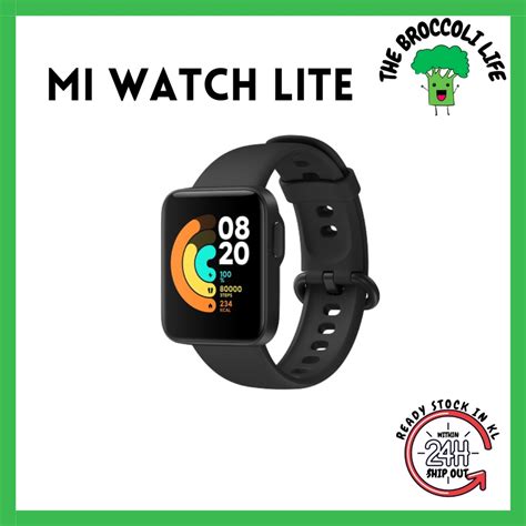 Global Xiaomi Mi Watch Lite Xiomi Black Blue Jam Tangan Fitness Watch Band Sport Mode Water