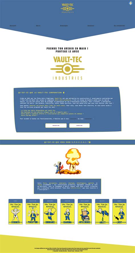 Github Carod Vault Tec Projet Sur Le Th Me Du Jeu Fallout Pour