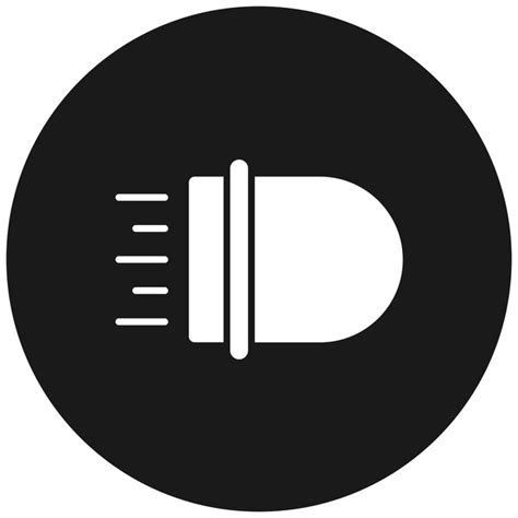 Premium Vector Indicator Lamp Vector Icon Can Be Used For School Iconset