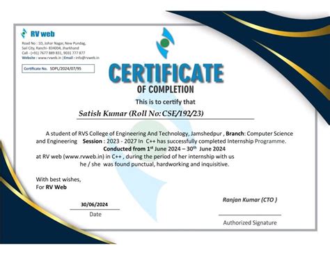 Satish Verma On Linkedin Thrilled To Have Successfully Completed A Comprehensive One Month