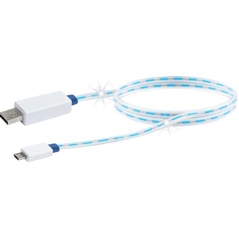 Micro Usb Lade And Sync Kabel Leuchtendes Weiß 08 M Kaufen Bei Obi
