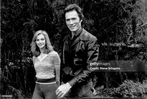 Actor Clint Eastwood And Actress Sondra Locke In Carmel California