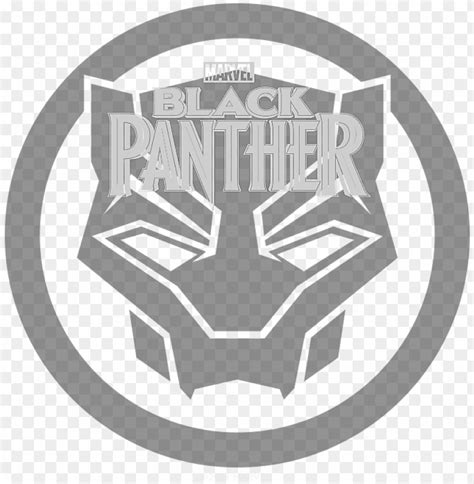 Marvel Black Panther Logo Png Black Panther Logo PNG Image With