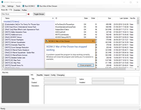 Wotc Crashes On Startup · Issue 29 · X2communitycorexcom2 Launcher