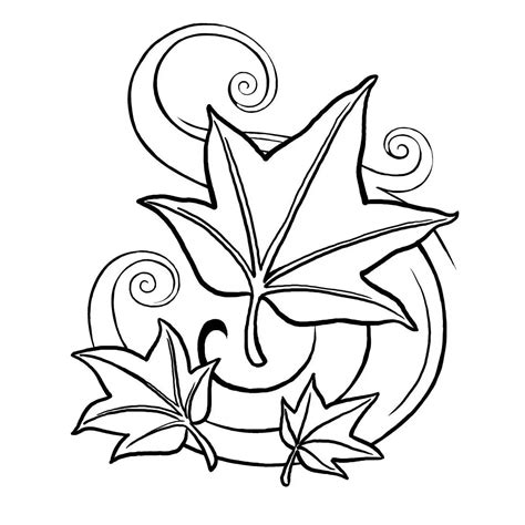 Dibujos De Hojas Para Colorear Dibujos De Hojas De Flores Para Colorear