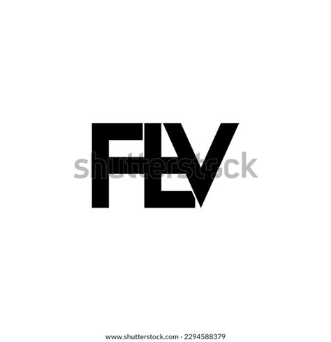 Ftv Lettering Initial Monogram Logo Design Stock Vector Royalty Free