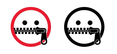 Emoticon Silence Quiet Emoji Shh Gesture Shush Vector Image