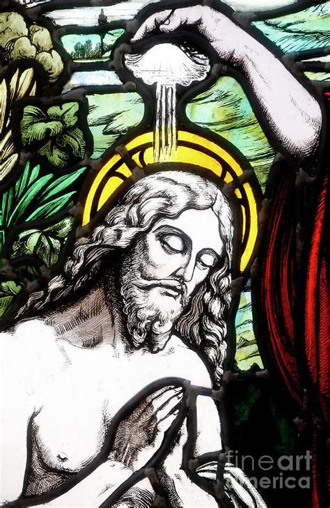 Baptism Of Jesus Stained Glass Window Glass Art By French School