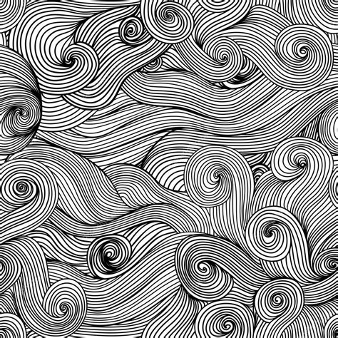 Seamless Waves Texture Wavy Background Stock Vector Markovka 22173003