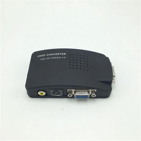 Av S Video To Vga Component Converter Box Cctv Dvr Pc Laptop To Tv