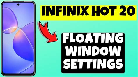 Infinix Hot 20 Floating Window Settings Smart Sidebar Smart