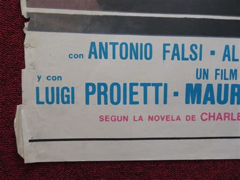 Bubu Folded Argentina One Sheet Poster Massimo Ranieri Ottavia Piccolo