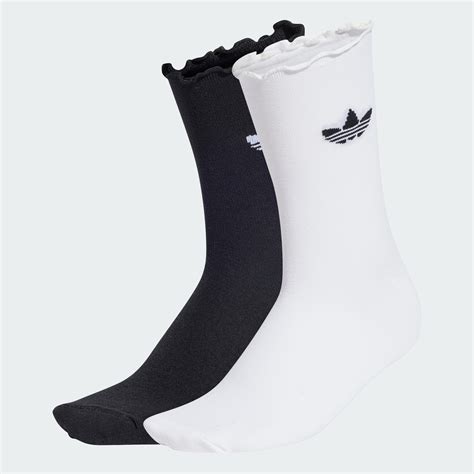 Ruffle Socks 2 Pairs White Adidas Hong Kong