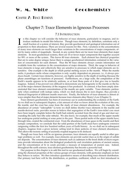 Wm White Geochemistry Chapter 7 International Mine Water