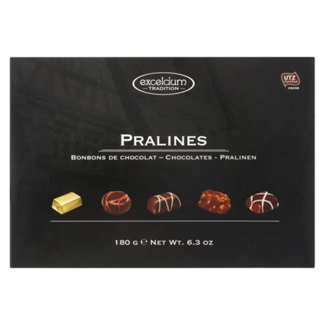 Hamlet Excelcium Assorted Chocolate Black Pralines Box 180gm Ghl Brunei