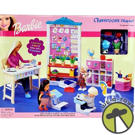 Barbie Classroom Playset Fun Learning At Kellys Preschool 2002 67427