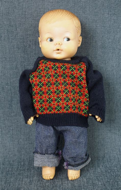 Vintage 1973 Lorrie Doll Wearing Molly Mcintire American Doll Sweater