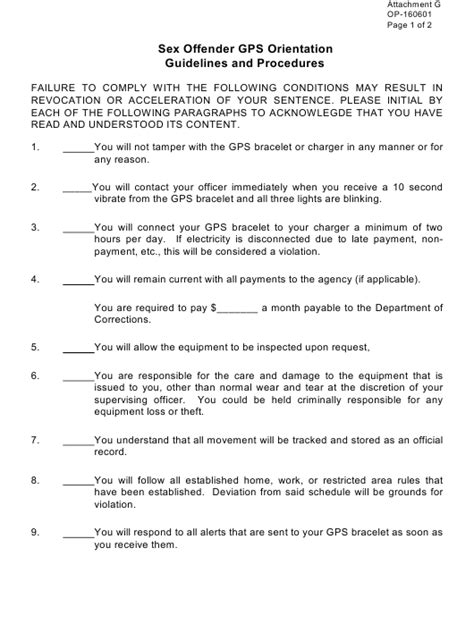 Form Op 160601 Attachment G Fill Out Sign Online And Download