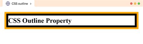 Css Outline Property With Examples