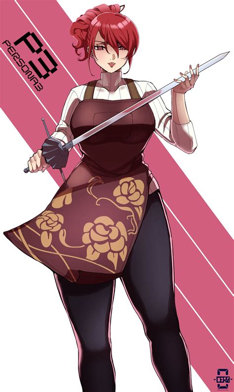 Kirijou Mitsuru Persona And 1 More Drawn By Ceroccb Danbooru